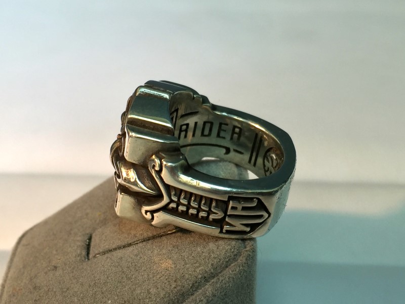 Night Rider Sanctified Sterling Silver Ring .925 – Ladies Size 6 Pre ...