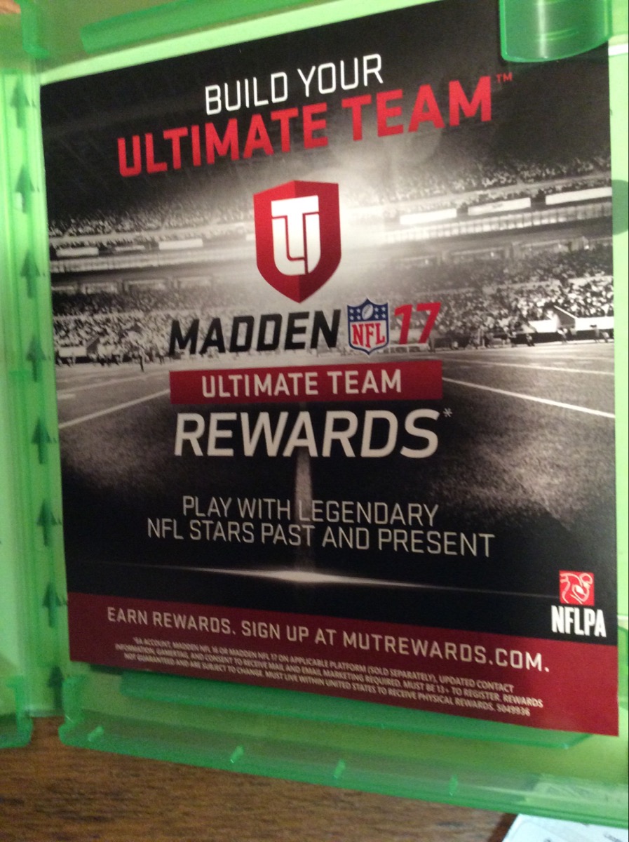 MICROSOFT MADDEN NFL 17 - XBOX ONE Acceptable | Buya