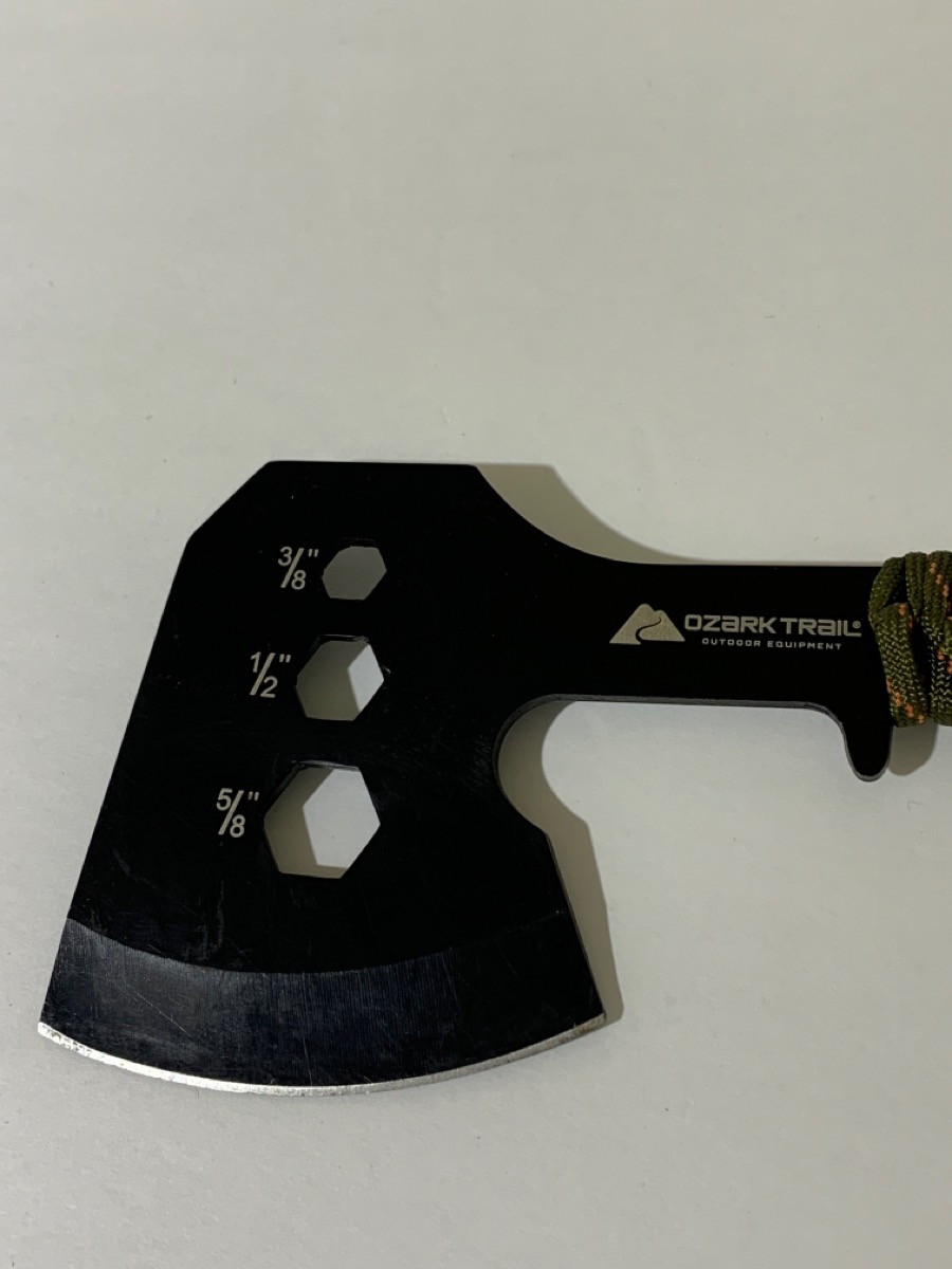 Ozark Trail 10" Axe Hand Held Paracord Hunting/Camping Axe Good | Buya