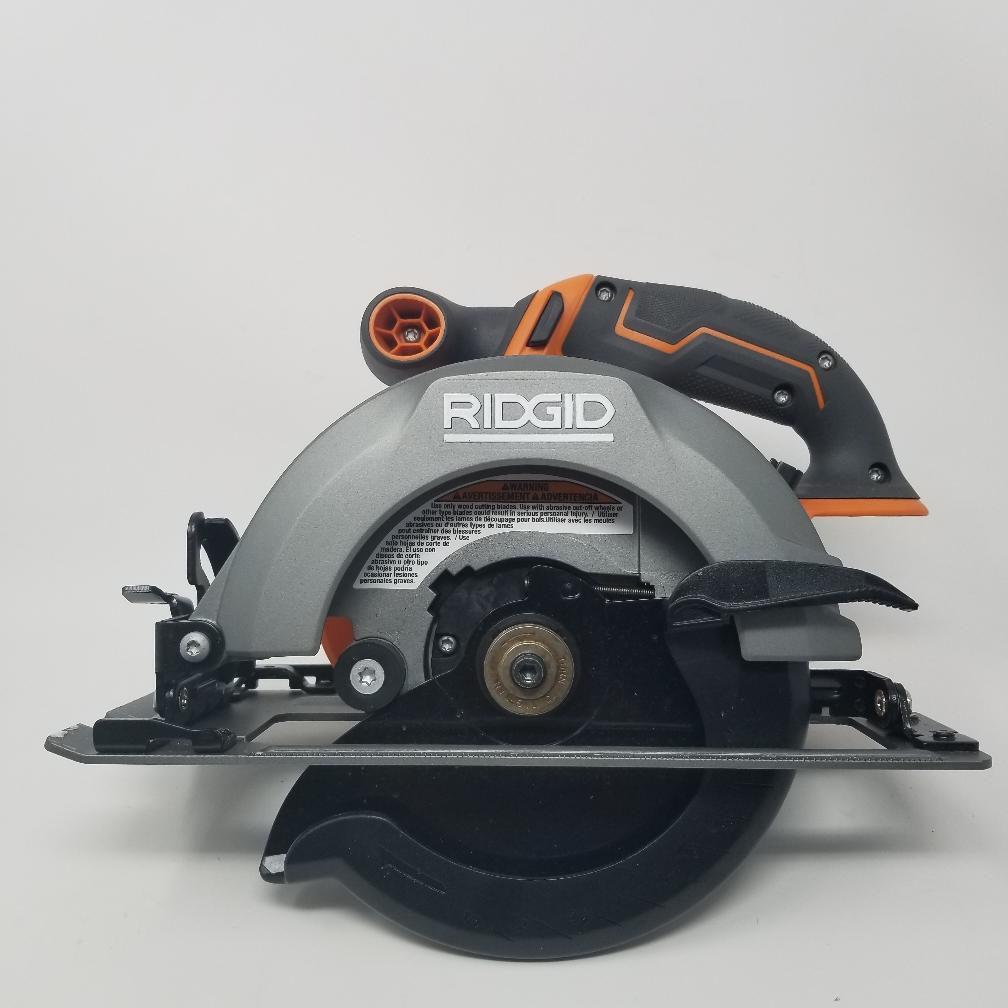 RIDGID TOOLS R86001/R8655 18V DRILL AND CIRCULAR SAW WITH 2 BATTERIES ...