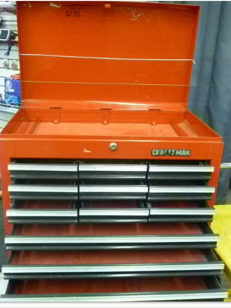 CRAFTSMAN 12 DRAWER TOOL BOX Good | Buya
