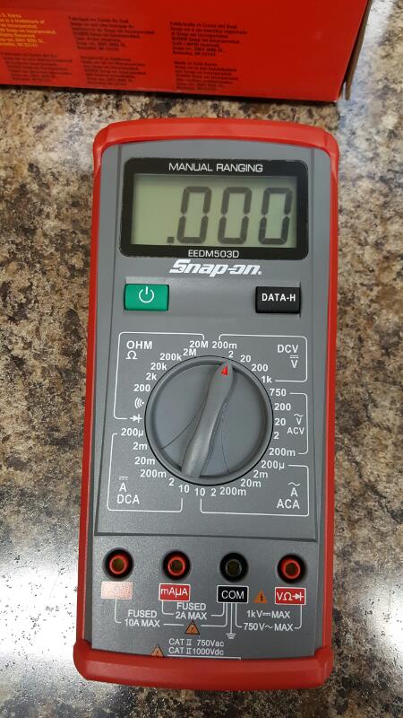 Snap-On EEDM503D Digital Multimeter Multi-Meter Like New | Buya