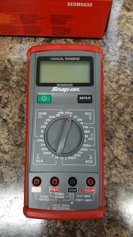 Snap-On EEDM503D Digital Multimeter Multi-Meter Like New | Buya