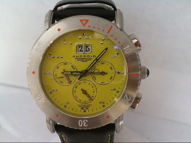 ANDROID Gent's Wristwatch AUTOMATIC WATCH 14K Yellow Gold 25.9g ...