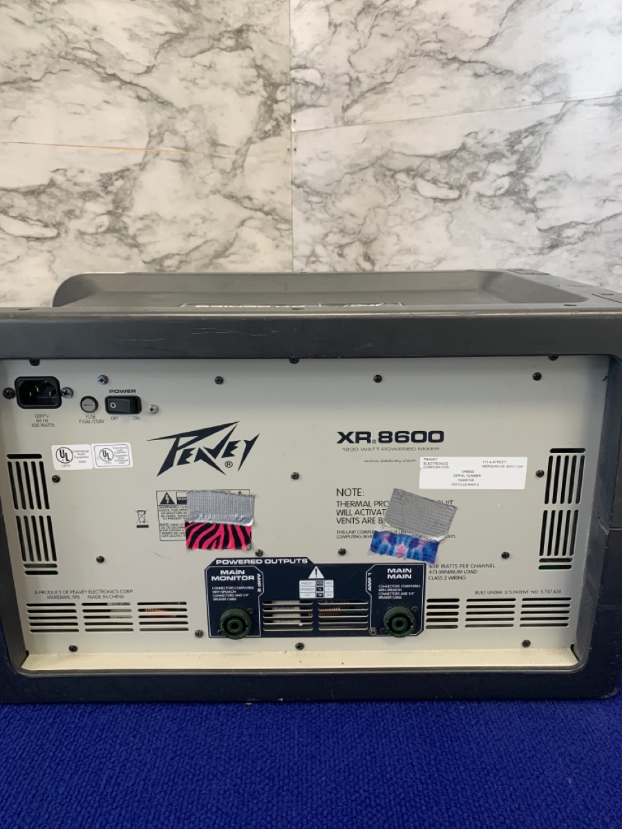 Peavey 8 Channel XR8600 Powered Mixer Good | Buya