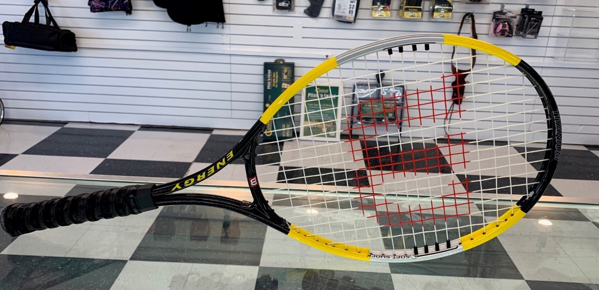 WILSON SPORTING GOODS ENERGY TENNIS RACKET Like New | Delta Hawk ...
