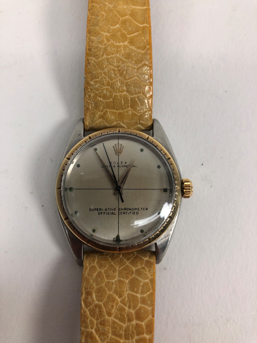 ROLEX Gent's Wristwatch 1005 18K OYSTER PERPETUAL Very Good | Albert's ...