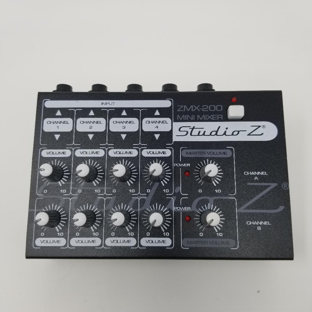 STUDIOZ ZMX-200 ZEBRA DUAL CHANNEL MINI MIXER Brand New | Top Gun Pawn ...