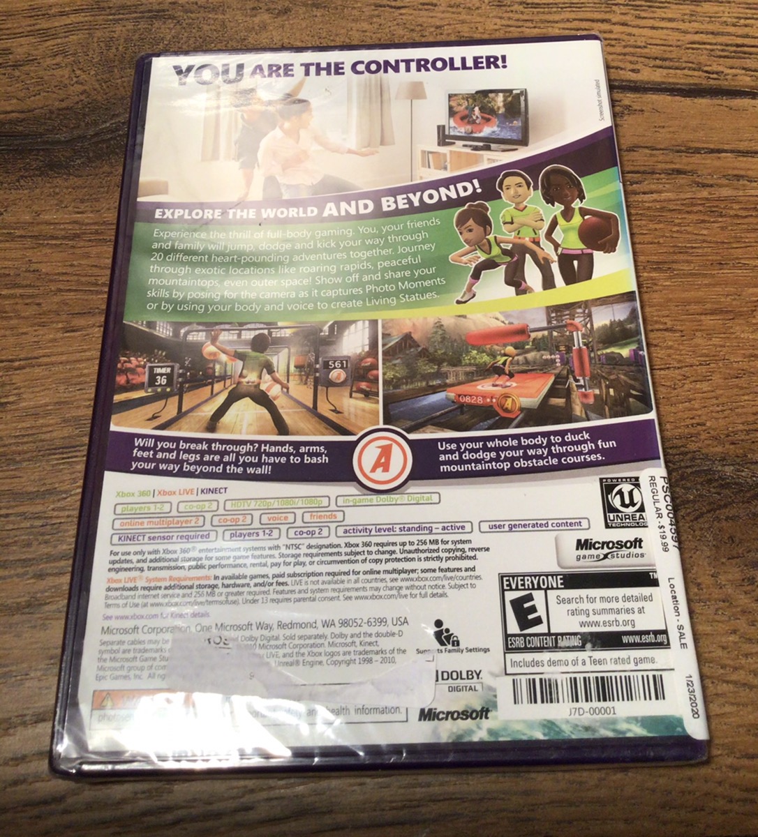 MICROSOFT KINECT GAME KINECT ADVENTURES Acceptable | Buya