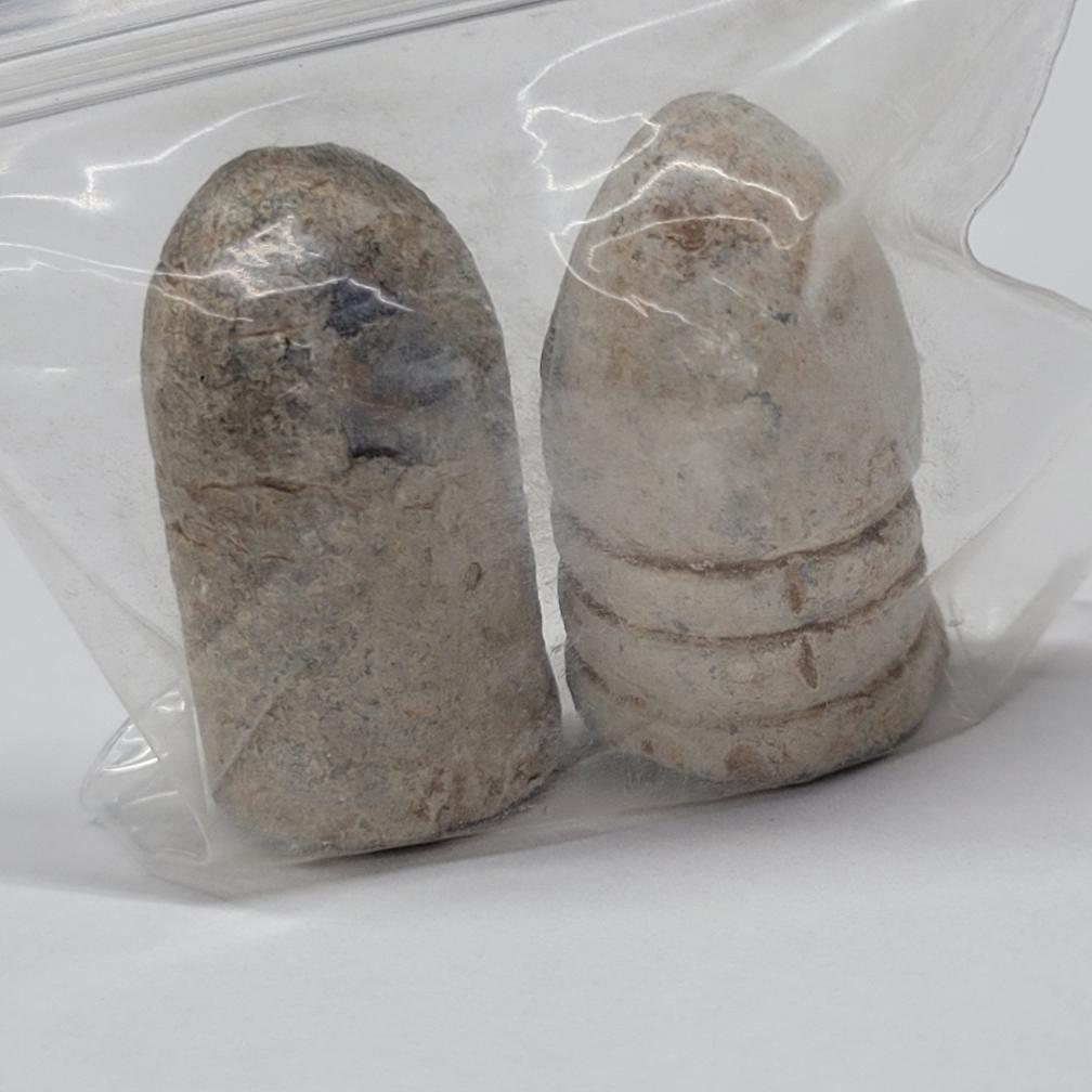 1861-1865 (2) CIVIL WAR BULLETS. AS PICTURED. Good | Buya