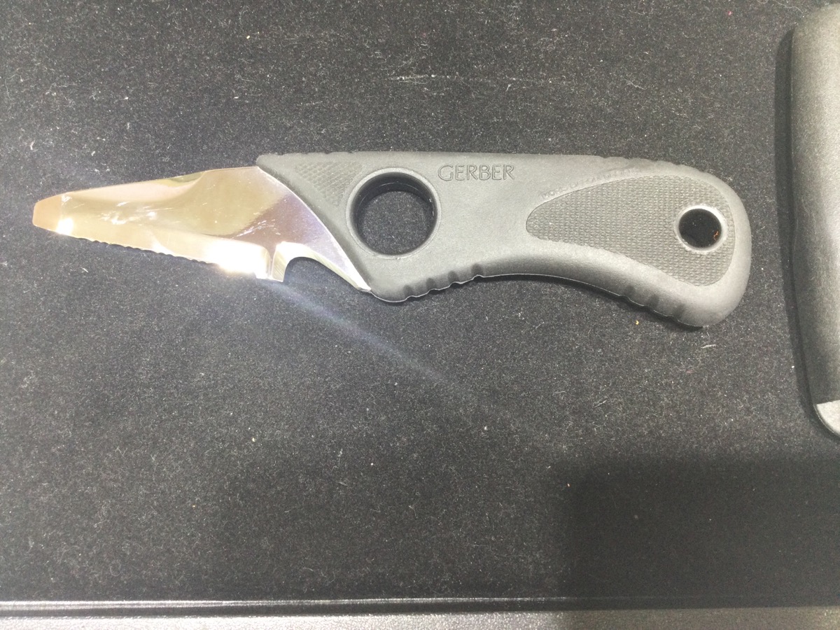 Gerber Serated Dive Knife Moris Baroni Design Made In Italy Very Good ...