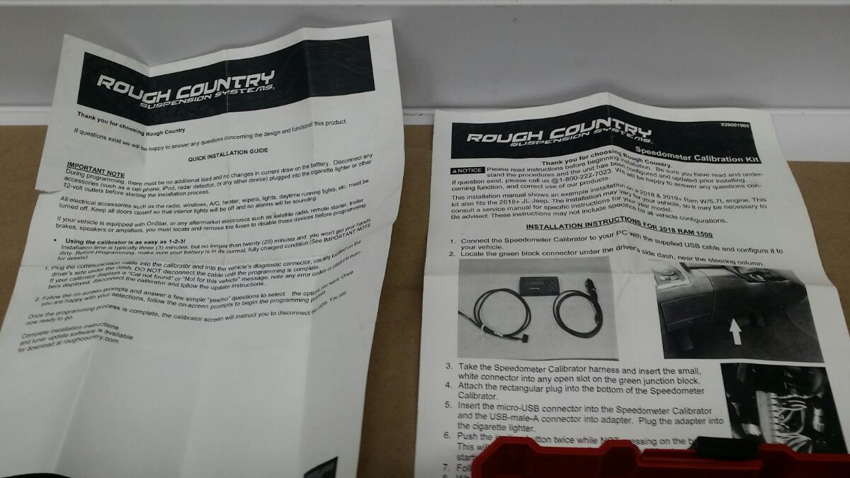 ROUGH COUNTRY SPEEDOMETER CALIBRATOR Very Good | Buya