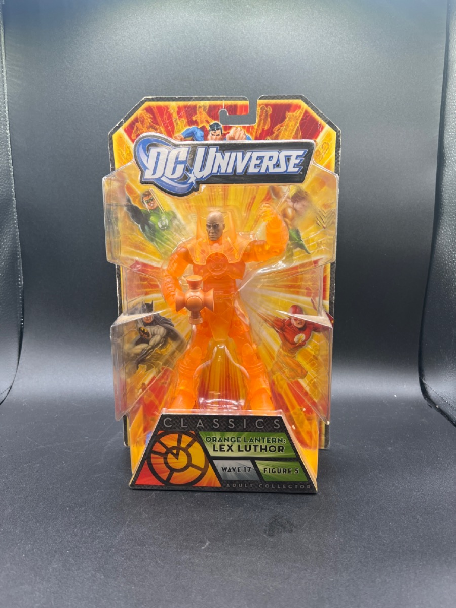 DC UNIVERSE CLASSICS WAVE 17 FIGURE 5 ORANGE LANTERN LEX LUTHOR Very ...