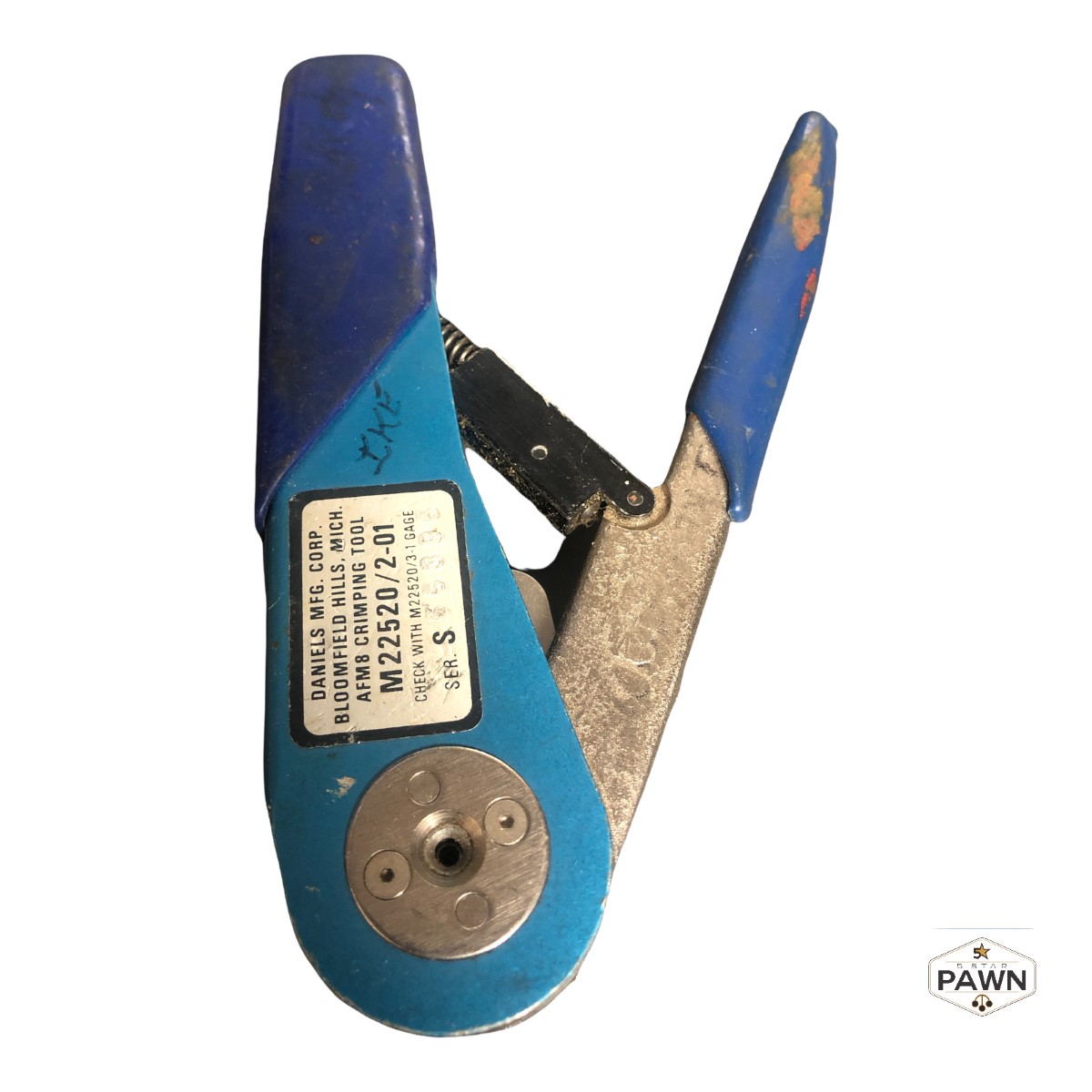 AFM8 Crimp Tool Frame M22520/2-01 Mfg.: Daniels Condition: Used Very Good | Buya