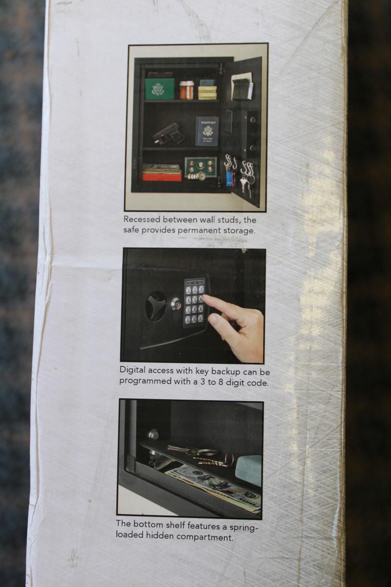 SNAPSAFE MODEL 75410, IN WALL HIDDEN SAFE Brand New | Buya