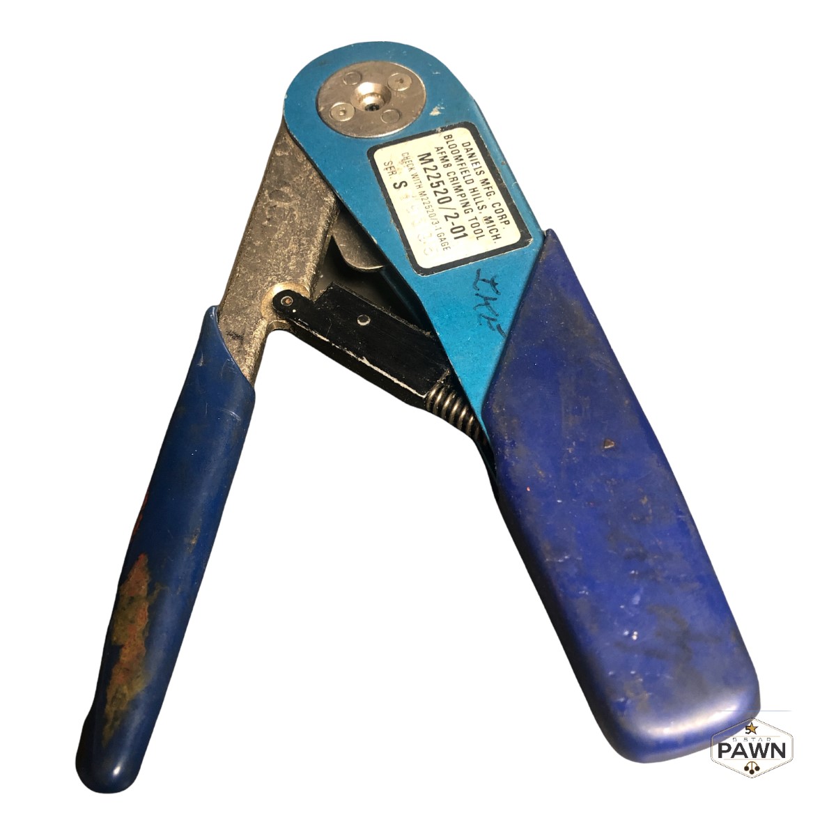 AFM8 Crimp Tool Frame M22520/2-01 Mfg.: Daniels Condition: Used Very Good | Buya