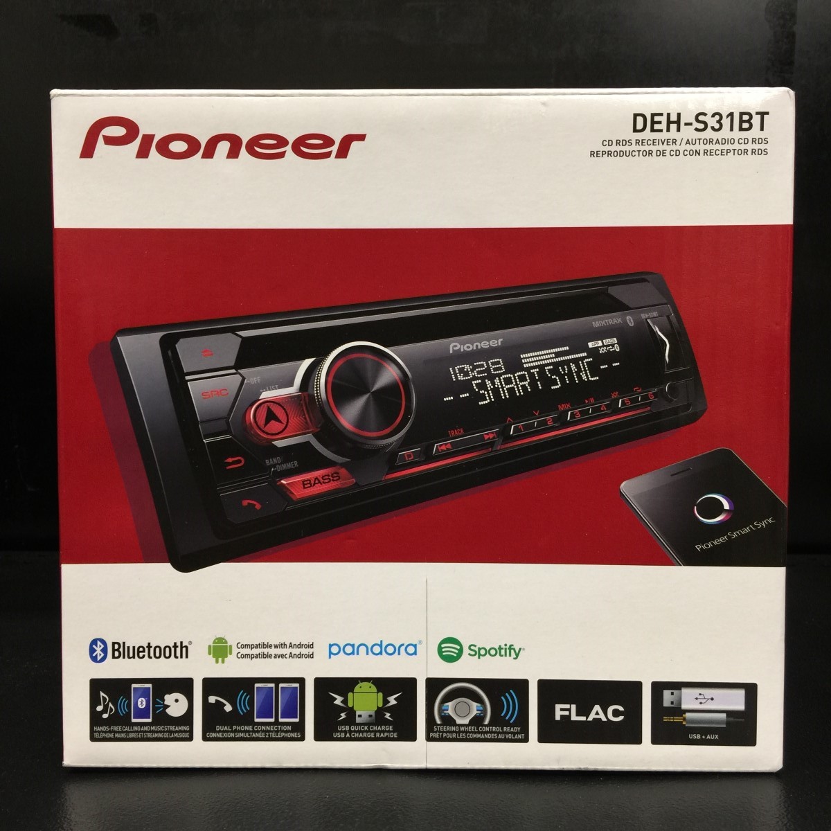 PIONEER DEH-S31BT CD RDS RECEIVER/AUTORADIO CD RDS BLUETOOTH SYSTEM ...