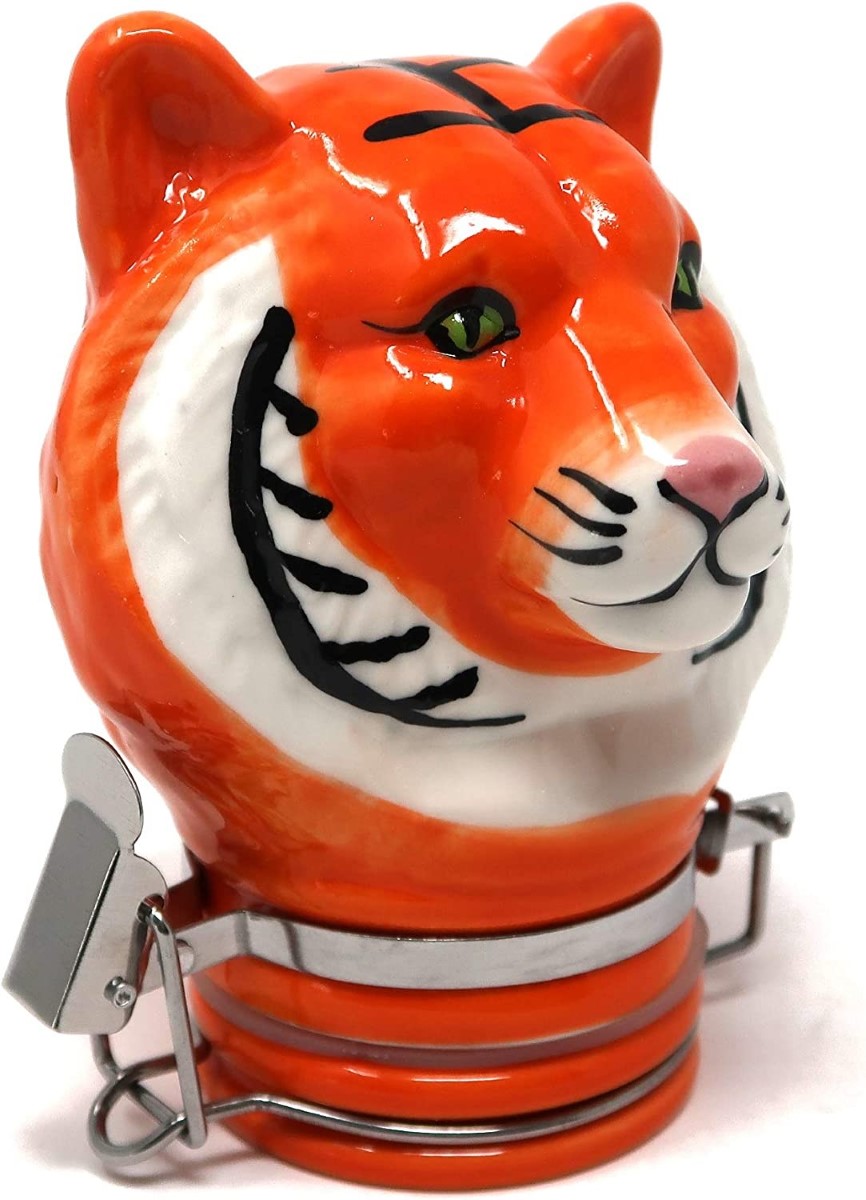 Contained Art Tiger Jar Container 100mL Orange, Air Tight - Concealment ...