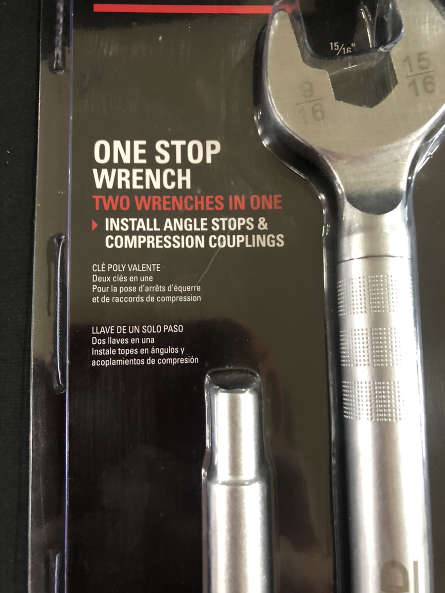 RIDGID 2002 ONE STOP WRENCH ANGLE STOPS & COMPRESSION COUP Brand New | Buya