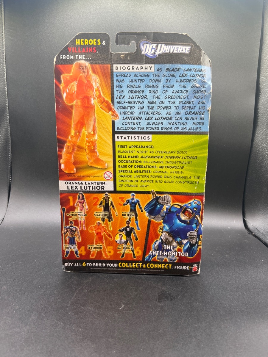 DC UNIVERSE CLASSICS WAVE 17 FIGURE 5 ORANGE LANTERN LEX LUTHOR Very ...