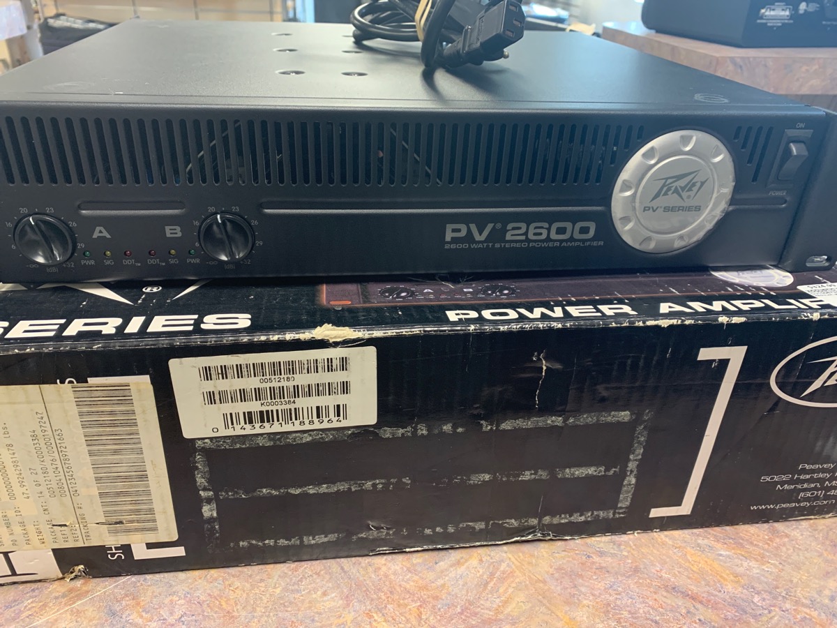 PEAVEY PV 2600 POWER AMP IN BOX Good | Buya