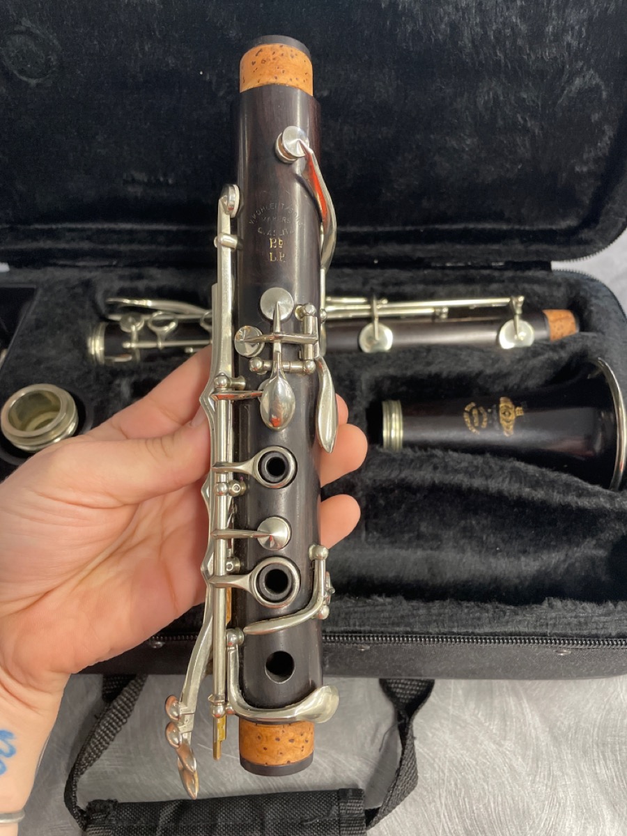 Vintage 1930's V. Kohlert Sons Graslitz Bb L.P. Clarinet -Made in Bohemia- Very Good | Buya