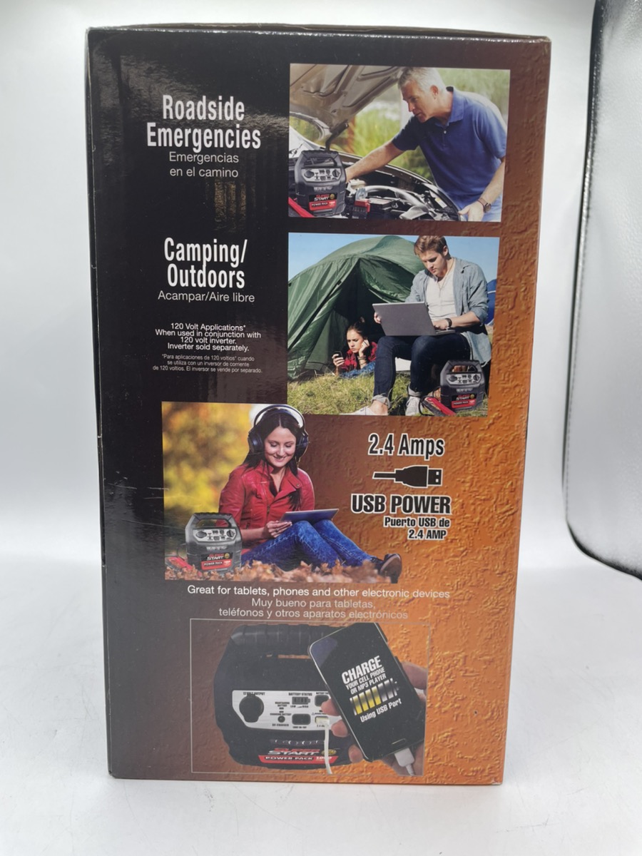 New Super Start 55002 Power Pack Portable 12V Power Source JUMP STARTER ...