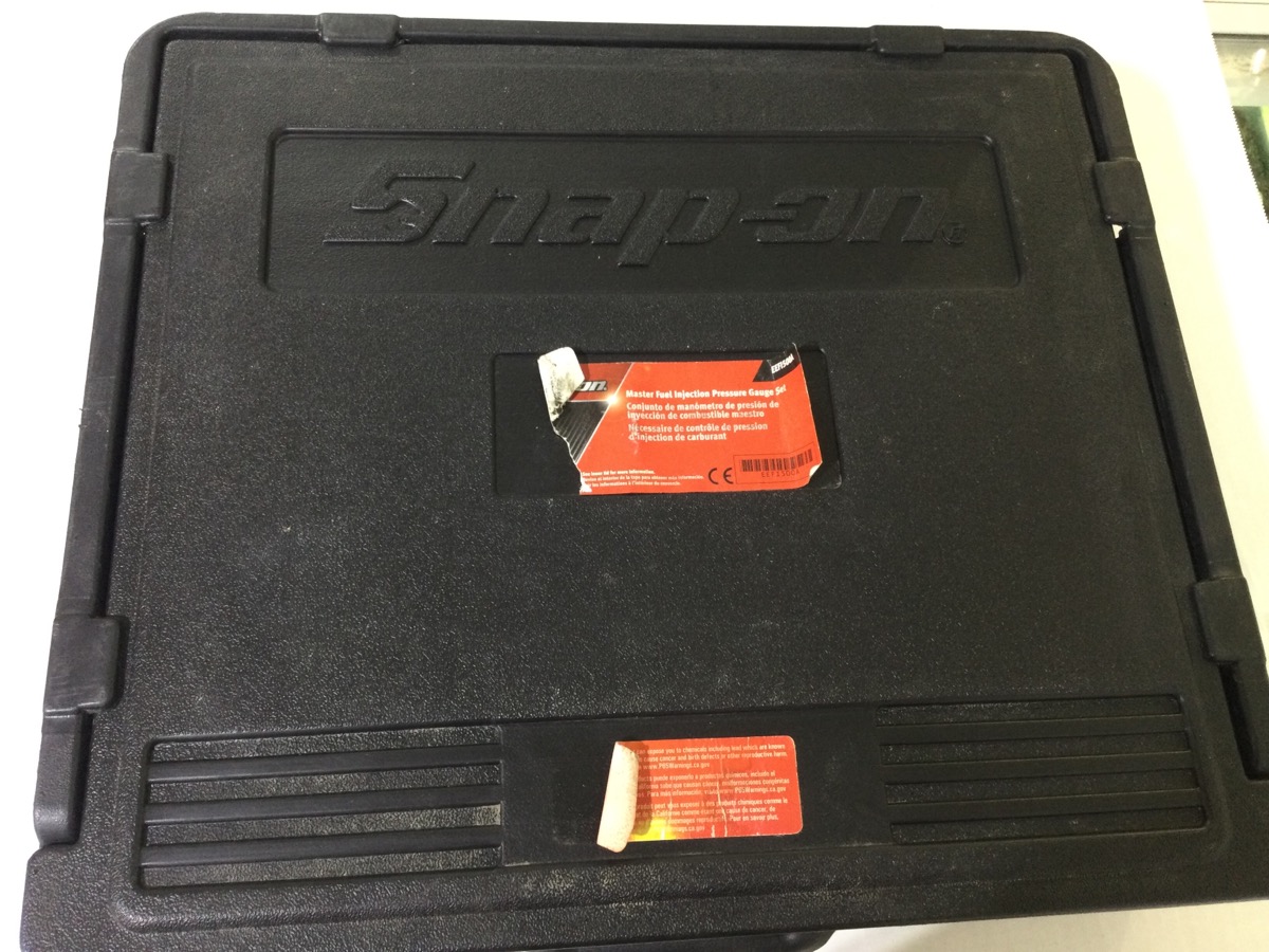 Snap-on Tools Master Fuel Injection Pressure Gauge Test Kit Set ...
