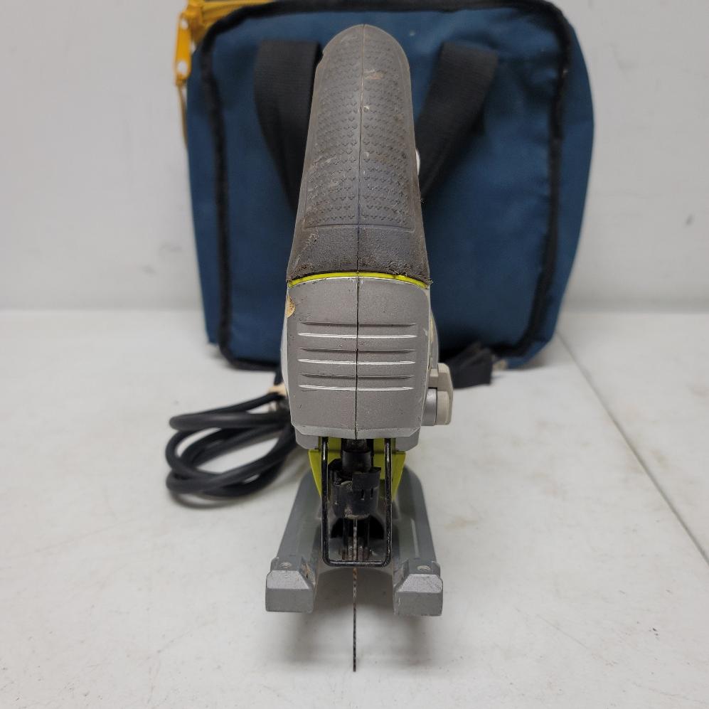 RYOBI 4.8 AMP CORDED VARIABLE SPEED ORBITAL JIG SAW (me hb) Very Good ...