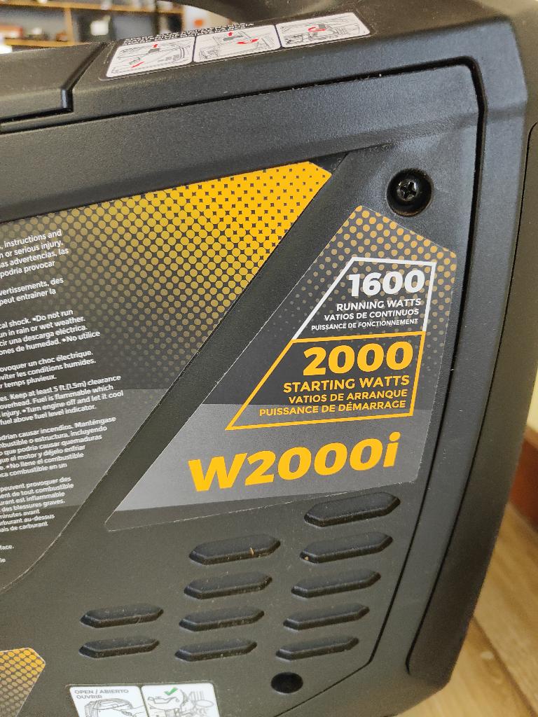 *LOCAL ONLY* FIRMAN W01682 2000/1600 Watt Recoil Start Inverter ...