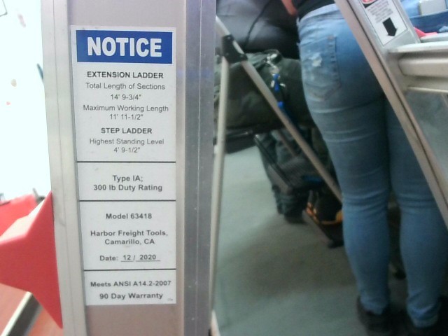 FRANKLIN PROFESSIONAL QUALITY TOOLS 63418 17' MULTI TASK LADDER Like ...