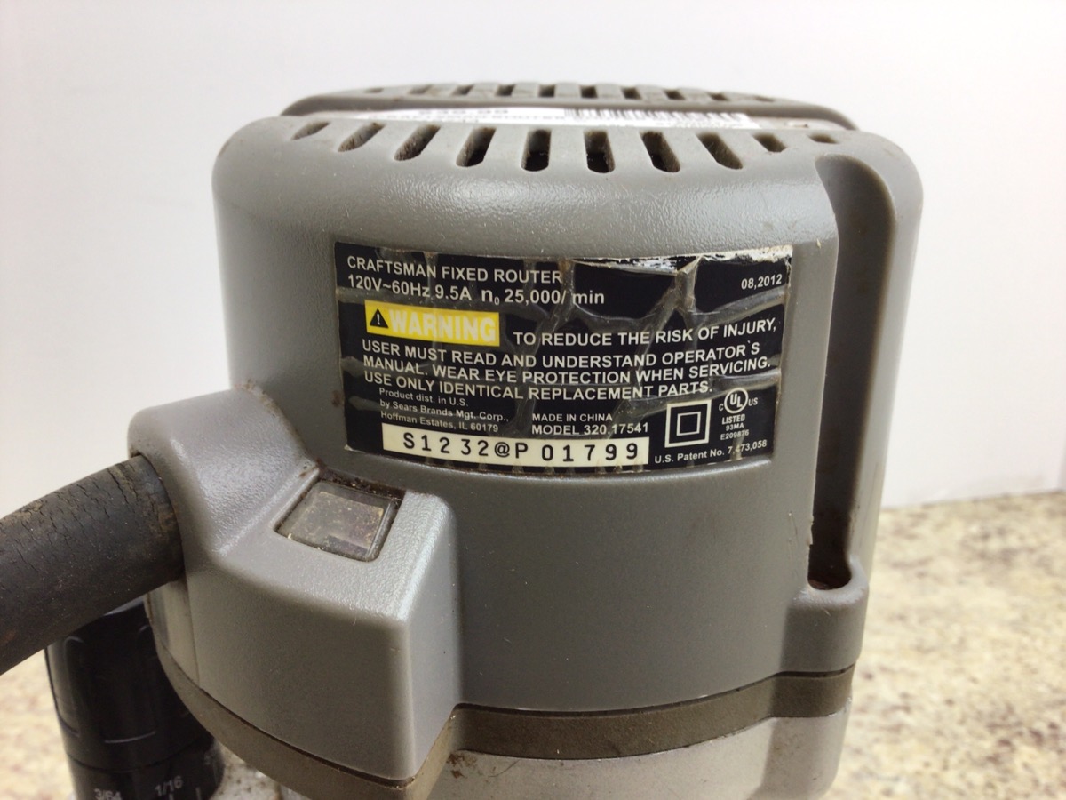 Craftsman Fixed Router 320 17541 Good Buya