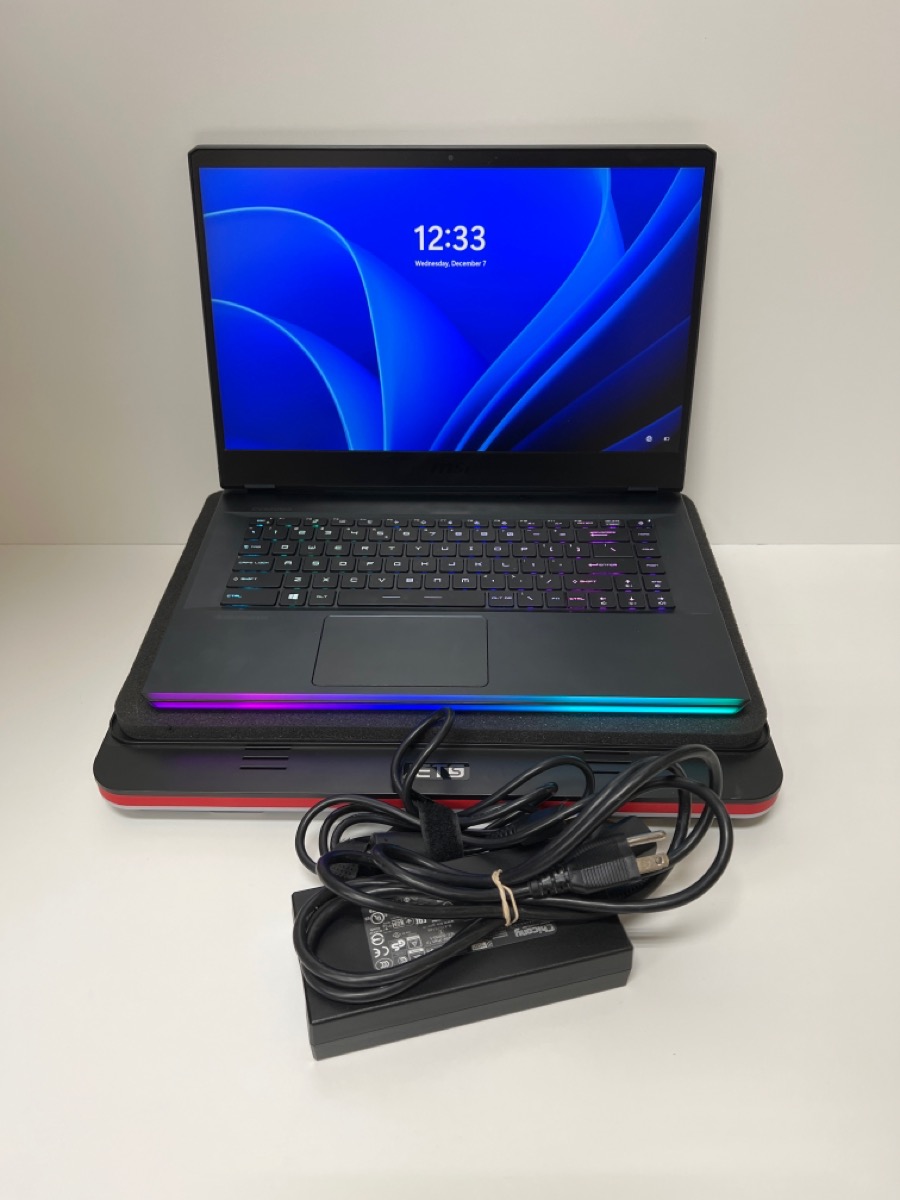 MSI GAMING LAPTOP W/COOLING LAP FAN NO LAP FAN CHARGER Good | Buya