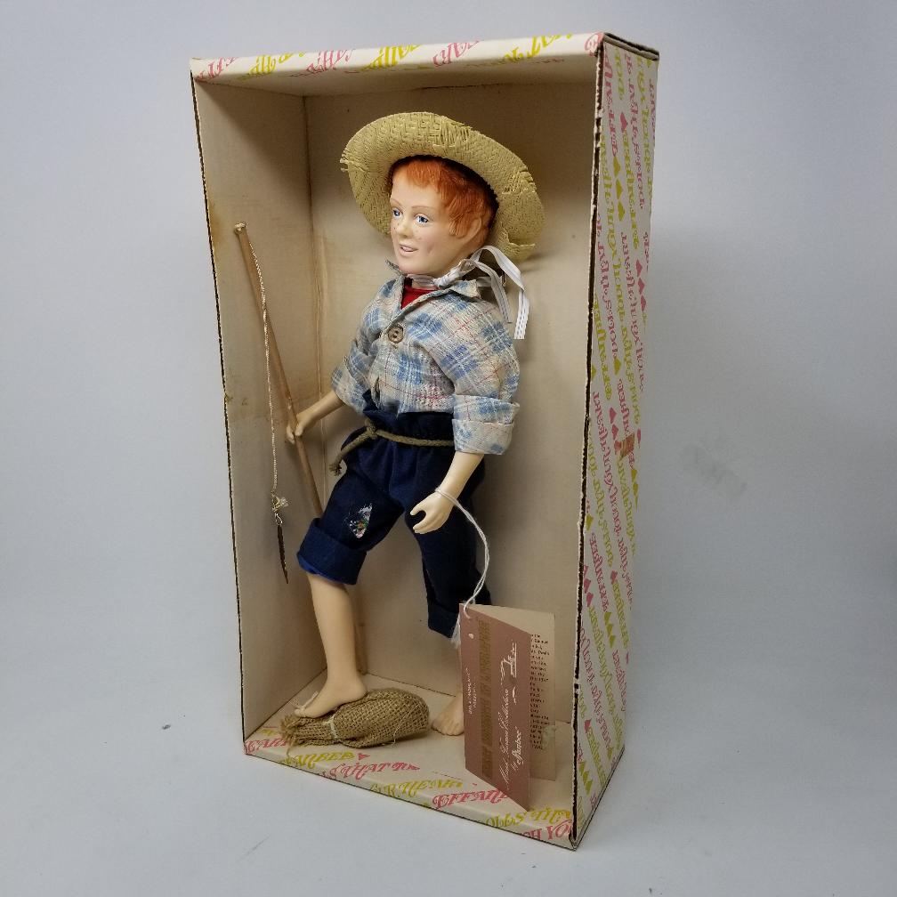 Effanbee 1983 Huck Finn - 18" Vintage Mark Twain Doll Very Good | Buya