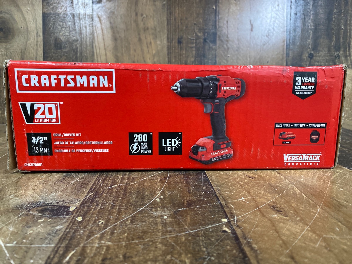 Craftsman V20 1/2" Cordless Drill/Driver Kit - CMCD700C1 Brand New | Buya