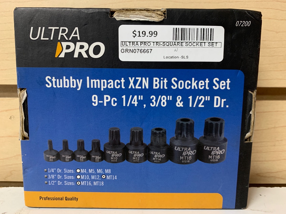 ULTRA PRO TRI-SQUARE SOCKET SET Very Good | Buya
