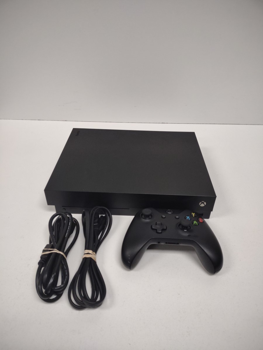 MICROSOFT XBOX ONE X - CONSOLE - 1TB - 1787 - Complete with controller ...