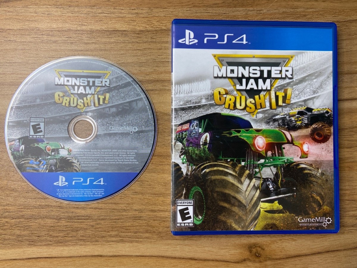 MONSTER JAM CRUSH IT!, PLAYSTATION 4 GAME, COMES WITH ORIGINAL CASE Very Good | Buya