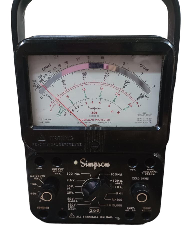 SIMPSON STRONG-TIE 260 MULTIMETER - ORIGINAL Good | Buya