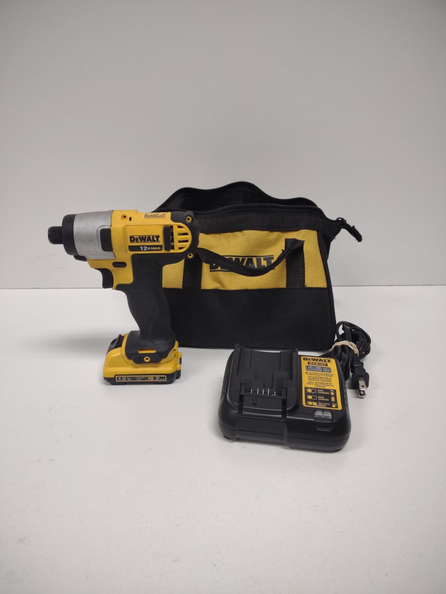 DEWALT DCF887 - 12v - Cordless Impact - With Battery/Charger/Bag Very ...