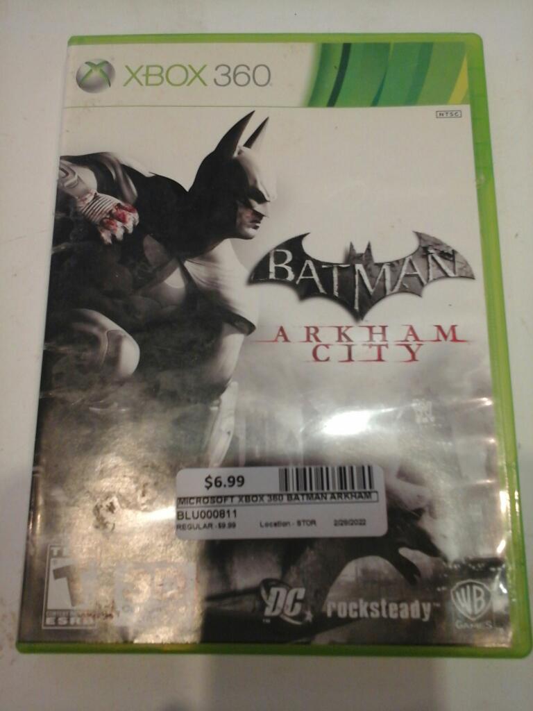 MICROSOFT BATMAN ARKHAM CITY - XBOX 360 Very Good | Buya