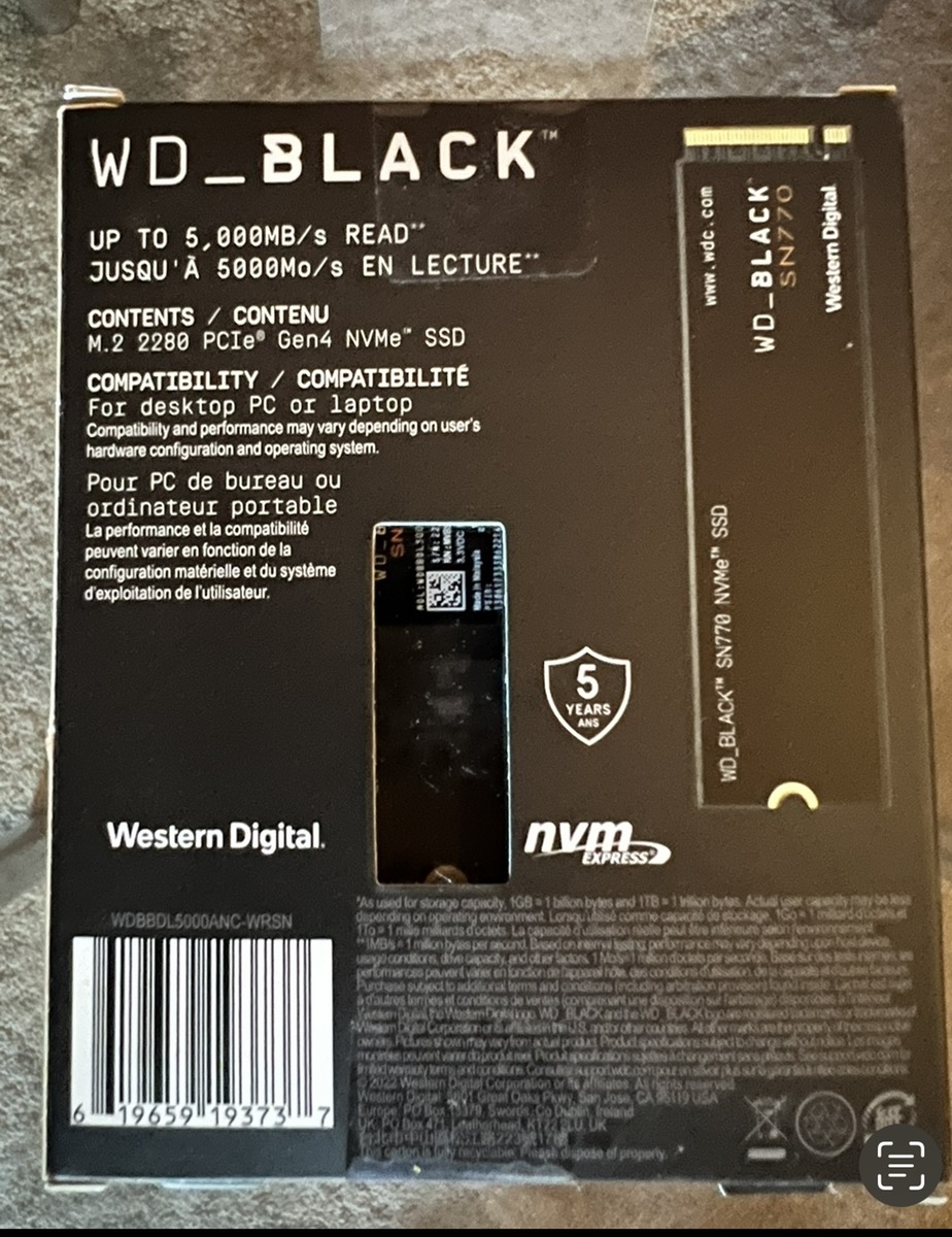 WESTERN DIGITAL SN770 Brand New | Buya
