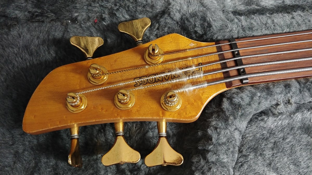 Fernandes APB-100 1996 Natural 5 String Fretless Bass Very Good | Buya