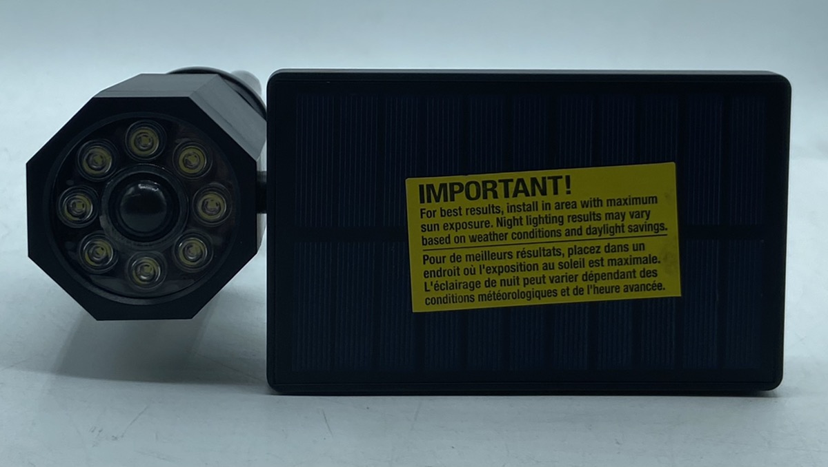 BELL + HOWELL BIONIC SECURITY SPOTLIGHT EXTREME SOLAR POWERED OUTDOOR ...