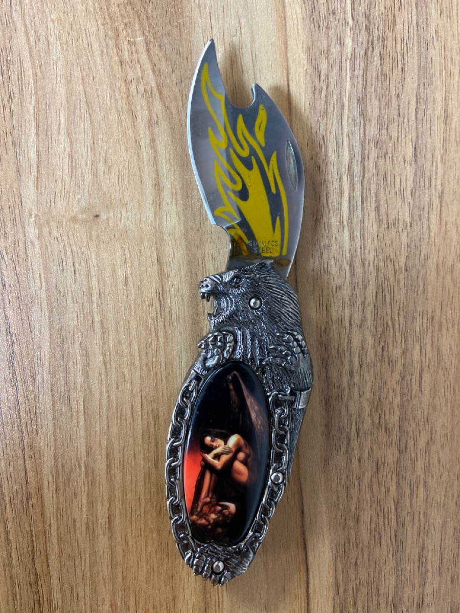 Boris Vallejo Knife, Metal Case "Empress of the Night" Knightstone ...