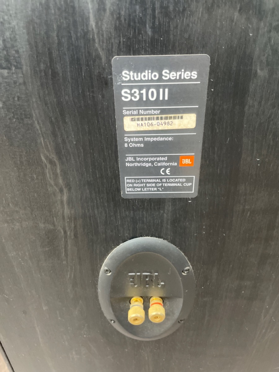 JBL STUDIO SERIES S310II FLOOR SPEAKERS IN STORE PICK UP ONLY Good | Buya