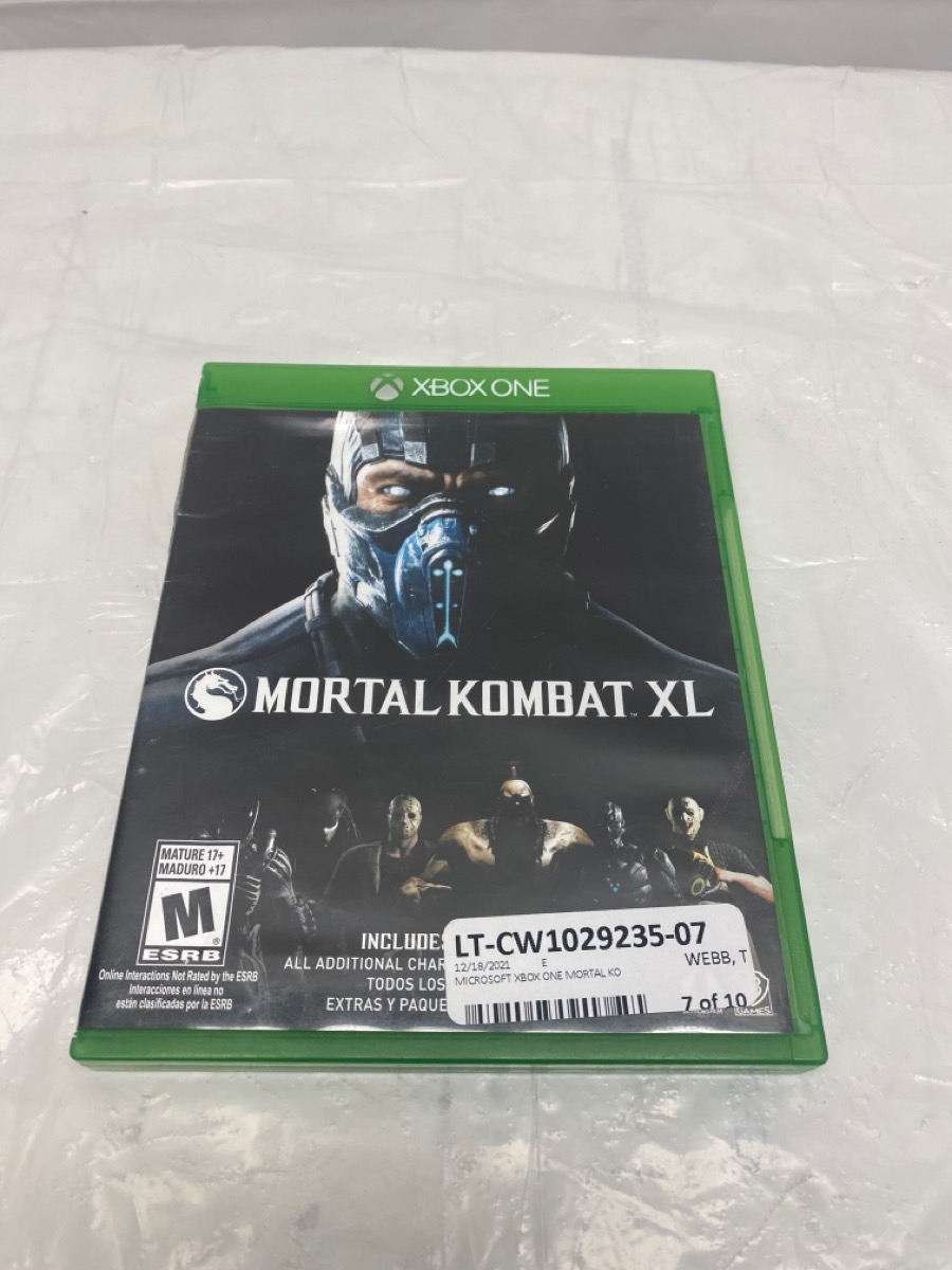 MICROSOFT MORTAL KOMBAT XL - XBOX ONE Very Good | Buya