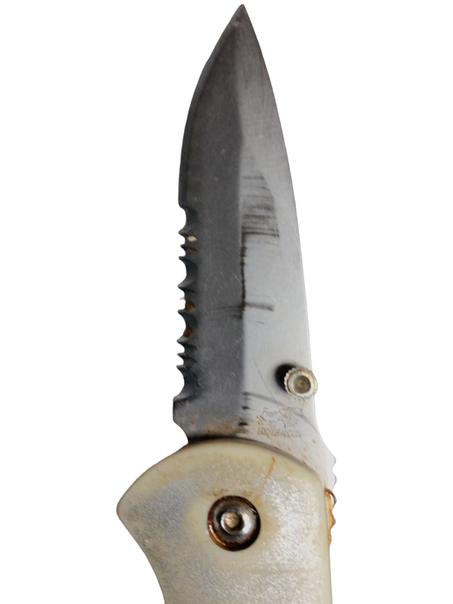 Frost Cutlery Flying Falcon Stainless Steel Knife 3 inch Serrated Blade ...