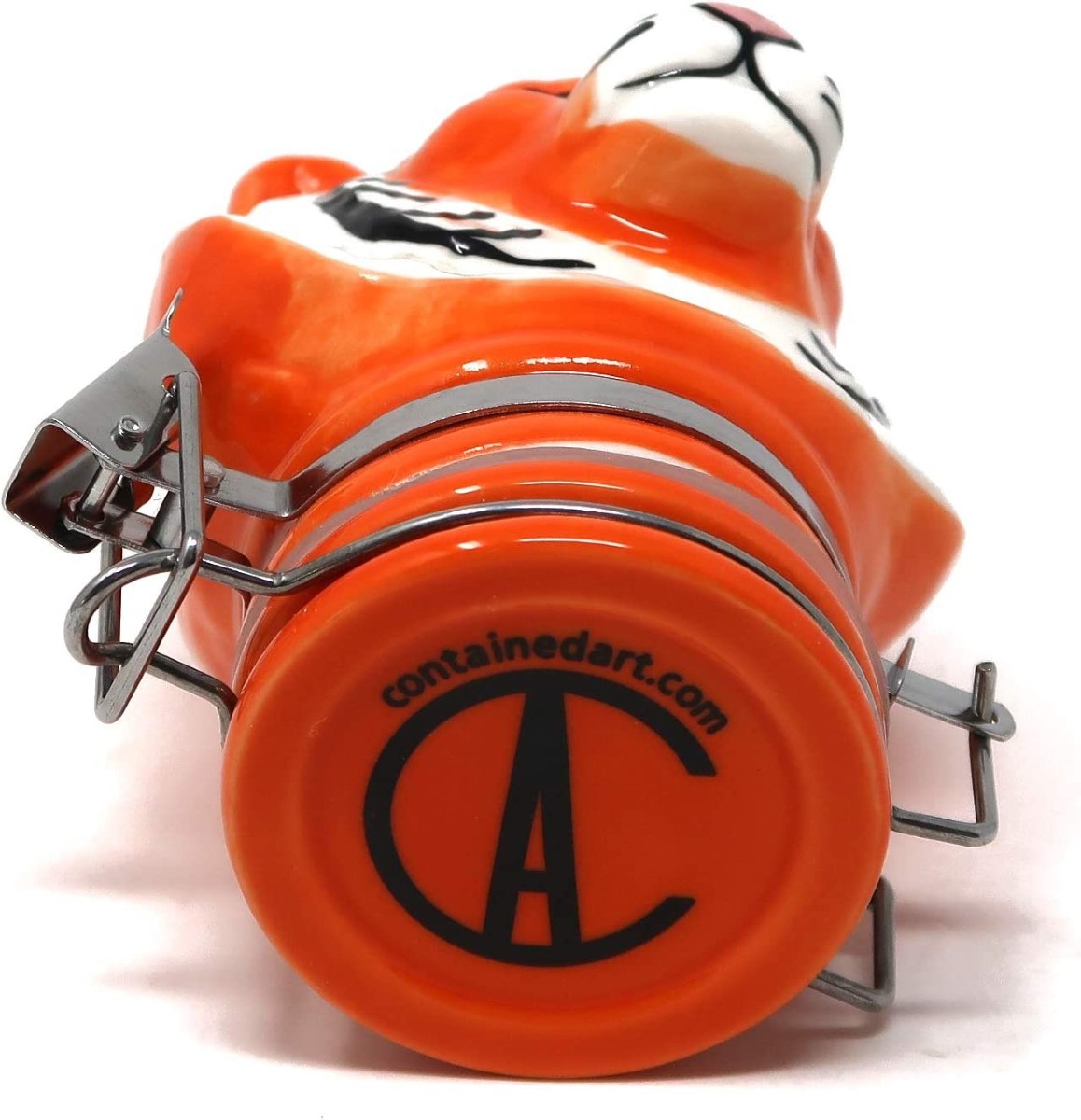 Contained Art Tiger Jar Container 100mL Orange, Air Tight - Concealment ...