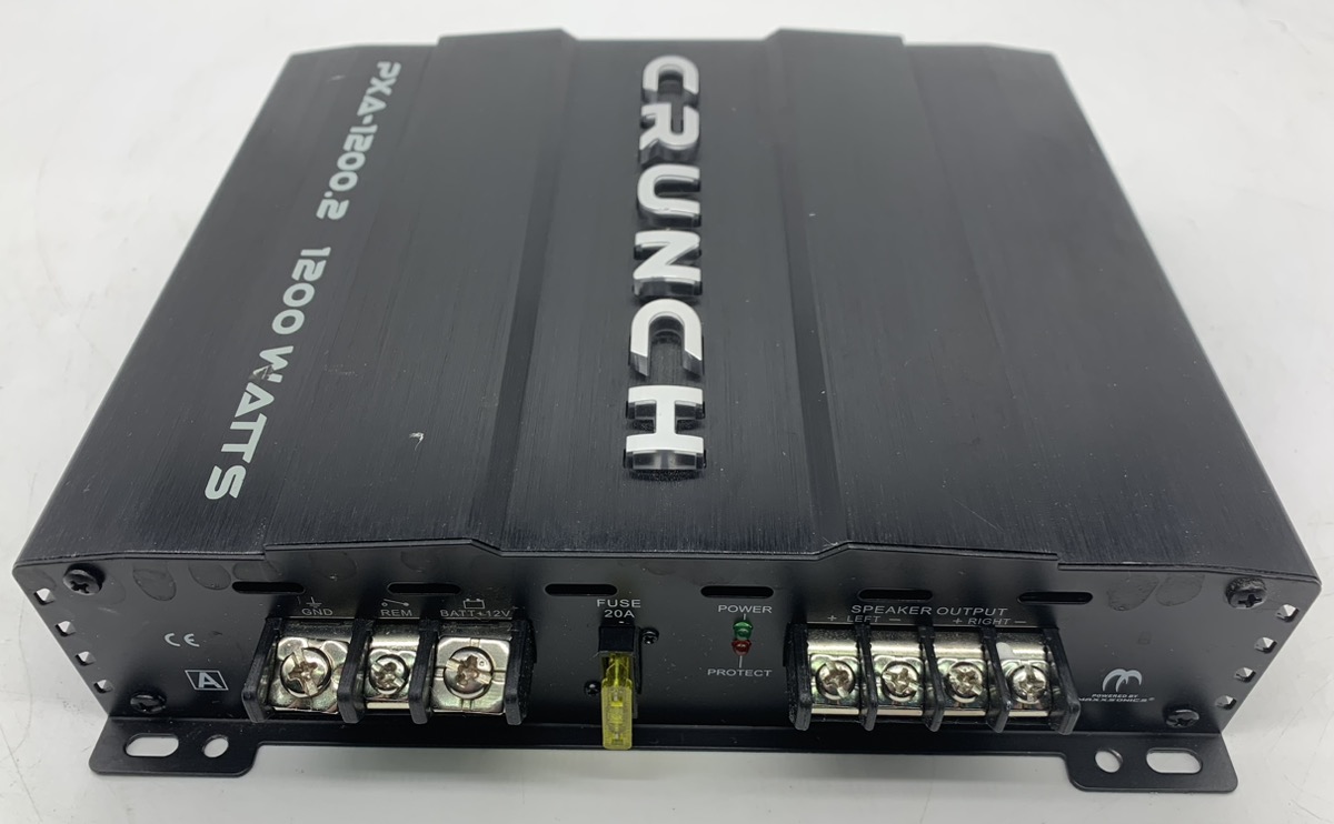 Crunch PXA-1200.2 1200 Watt 2 Channel Amplifier amp w Good | Buya